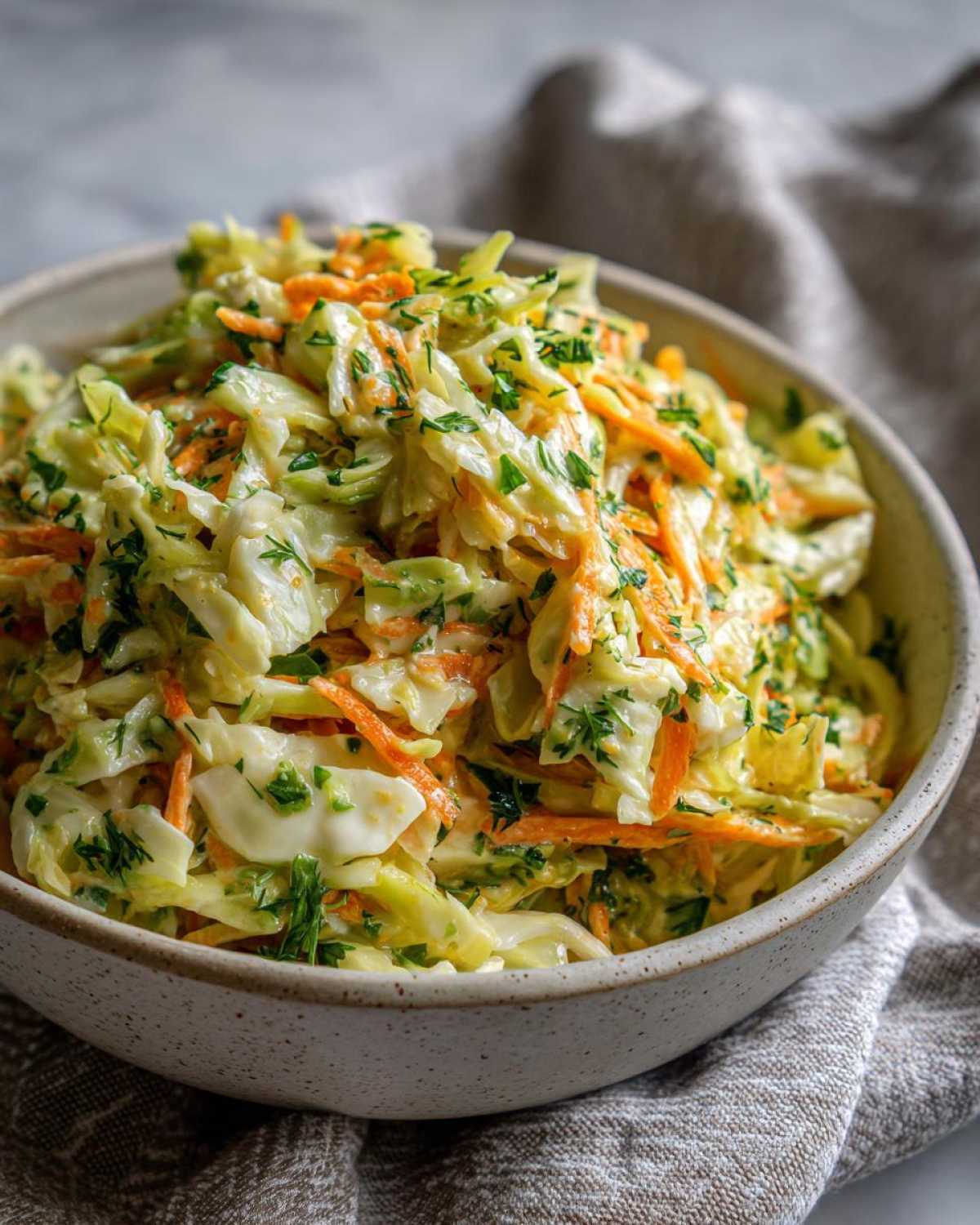 Amazing Classic Coleslaw in Just 1 Great Bowl - Forkful Heaven