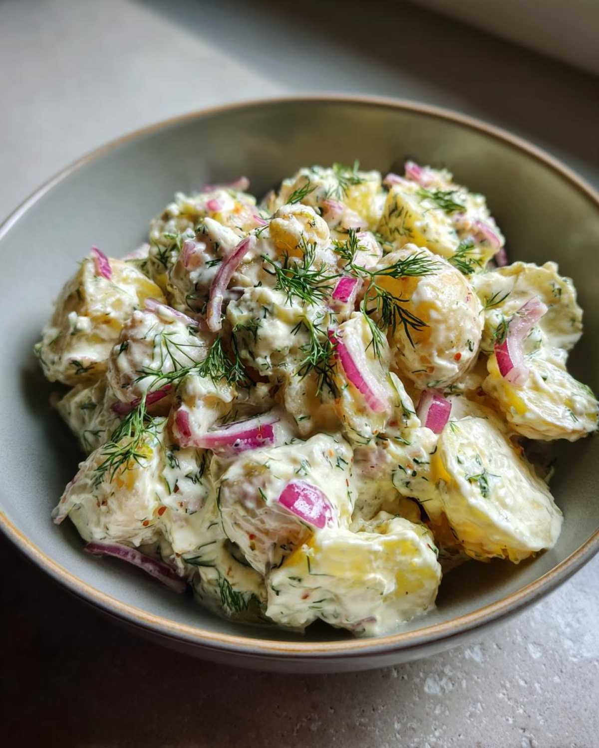 Dill Potato Salad is a 1 Secret to Happy Cookouts - Forkful Heaven