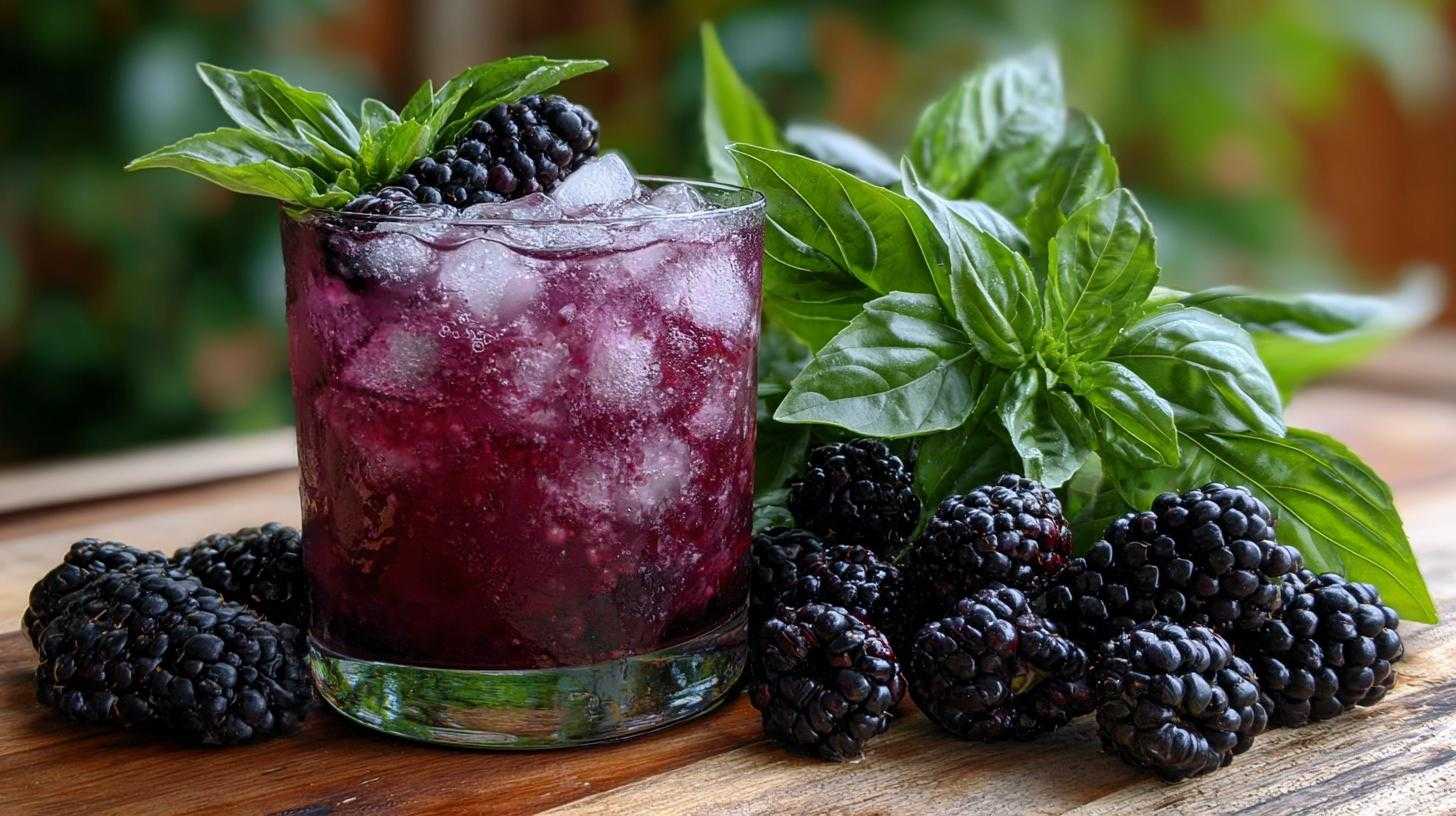 Blackberry Basil Gin Smash: 1 Simple Summer Favorite - Forkful Heaven