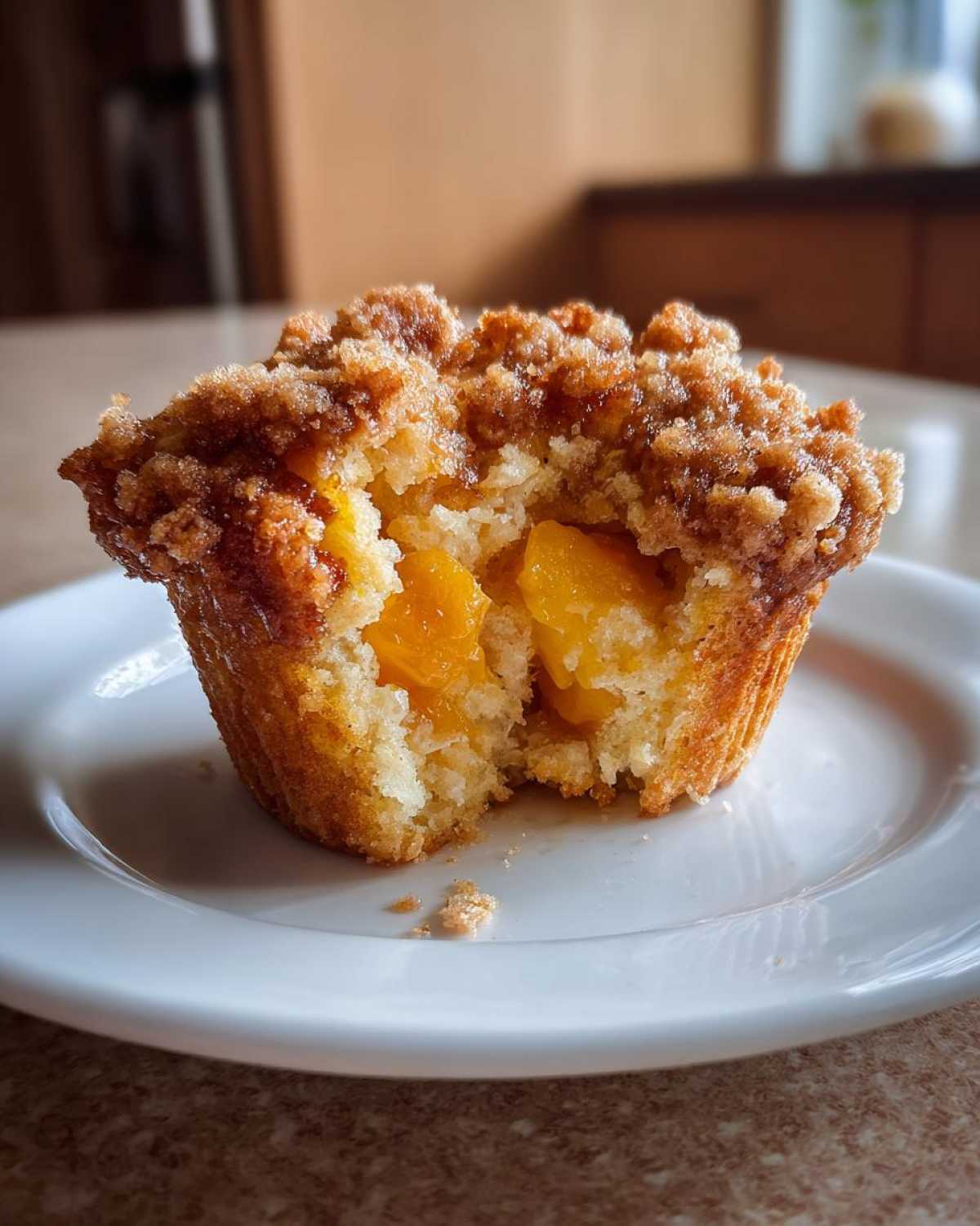 Amazing Peach Cobbler Muffins: A 37-Minute Blissful Bite - Forkful Heaven