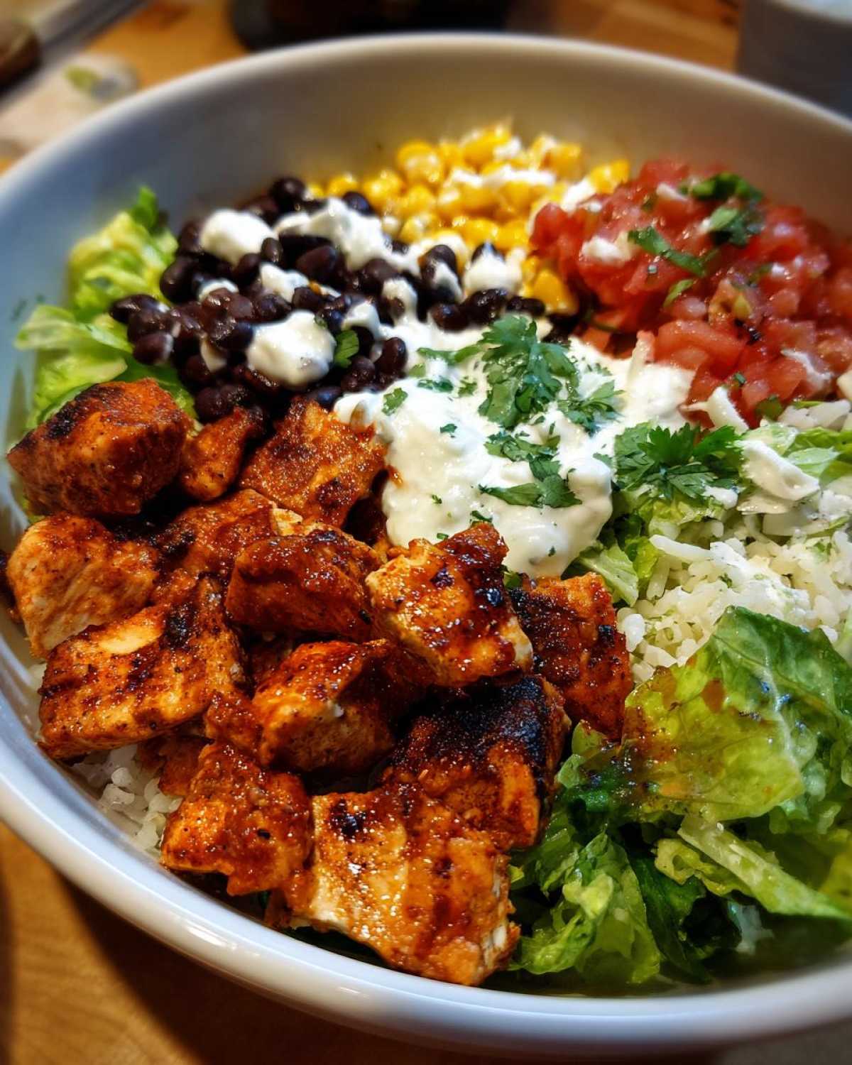 Chipotle Chicken Burrito Bowl: Flavor in 1 amazing bowl - Forkful Heaven