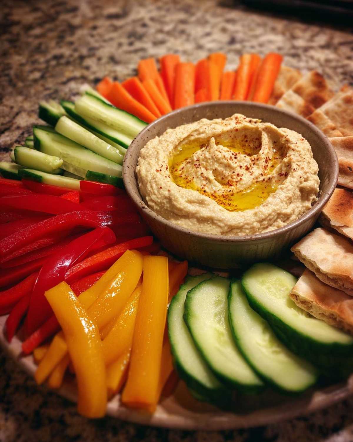 Melt Hearts with 1 Glorious Mediterranean Hummus Platter - Forkful Heaven