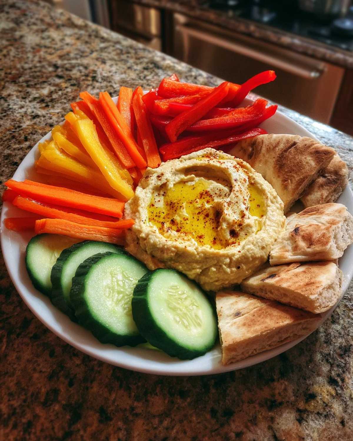 Melt Hearts with 1 Glorious Mediterranean Hummus Platter - Forkful Heaven