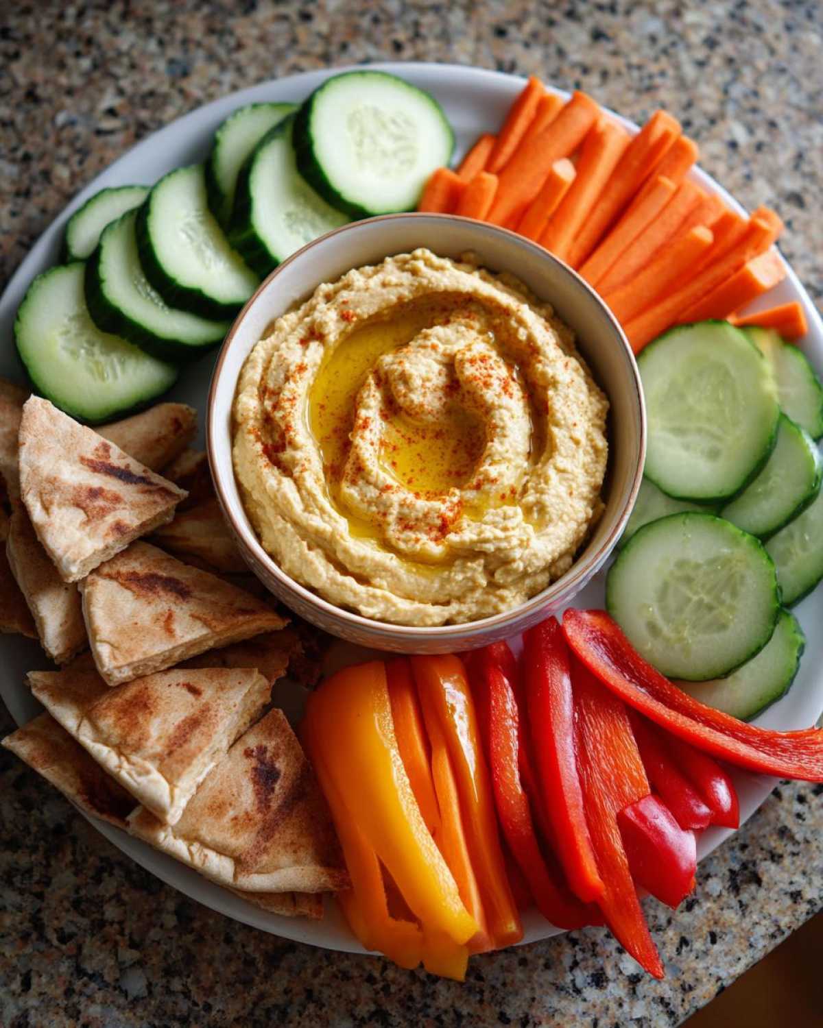 Melt Hearts with 1 Glorious Mediterranean Hummus Platter - Forkful Heaven