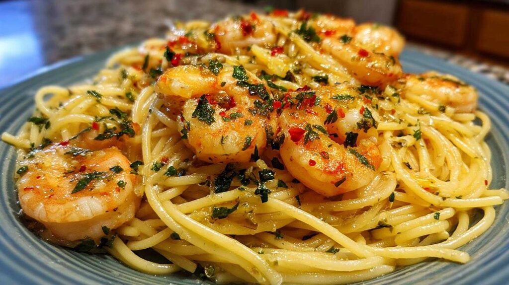 Simple Spaghetti Aglio e Olio with Shrimp: 1 Amazing Dish - Forkful Heaven