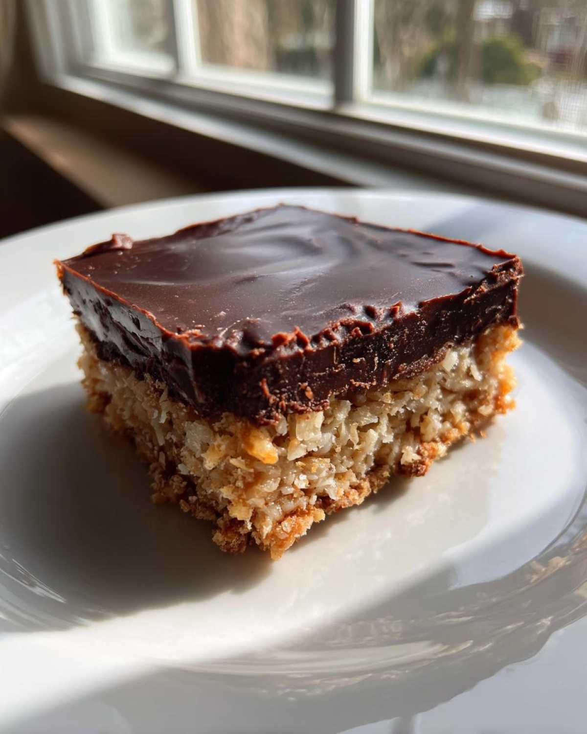 Amazing 3-Step Chocolate Dipped Coconut Bars - Forkful Heaven