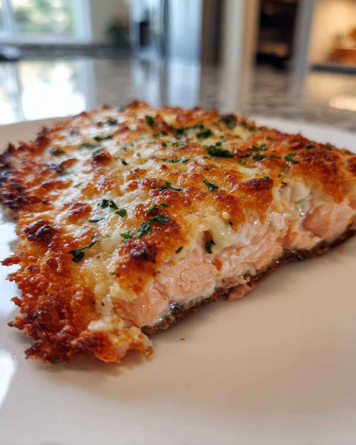 Stunning Parmesan Crusted Salmon in 12 minutes - Forkful Heaven