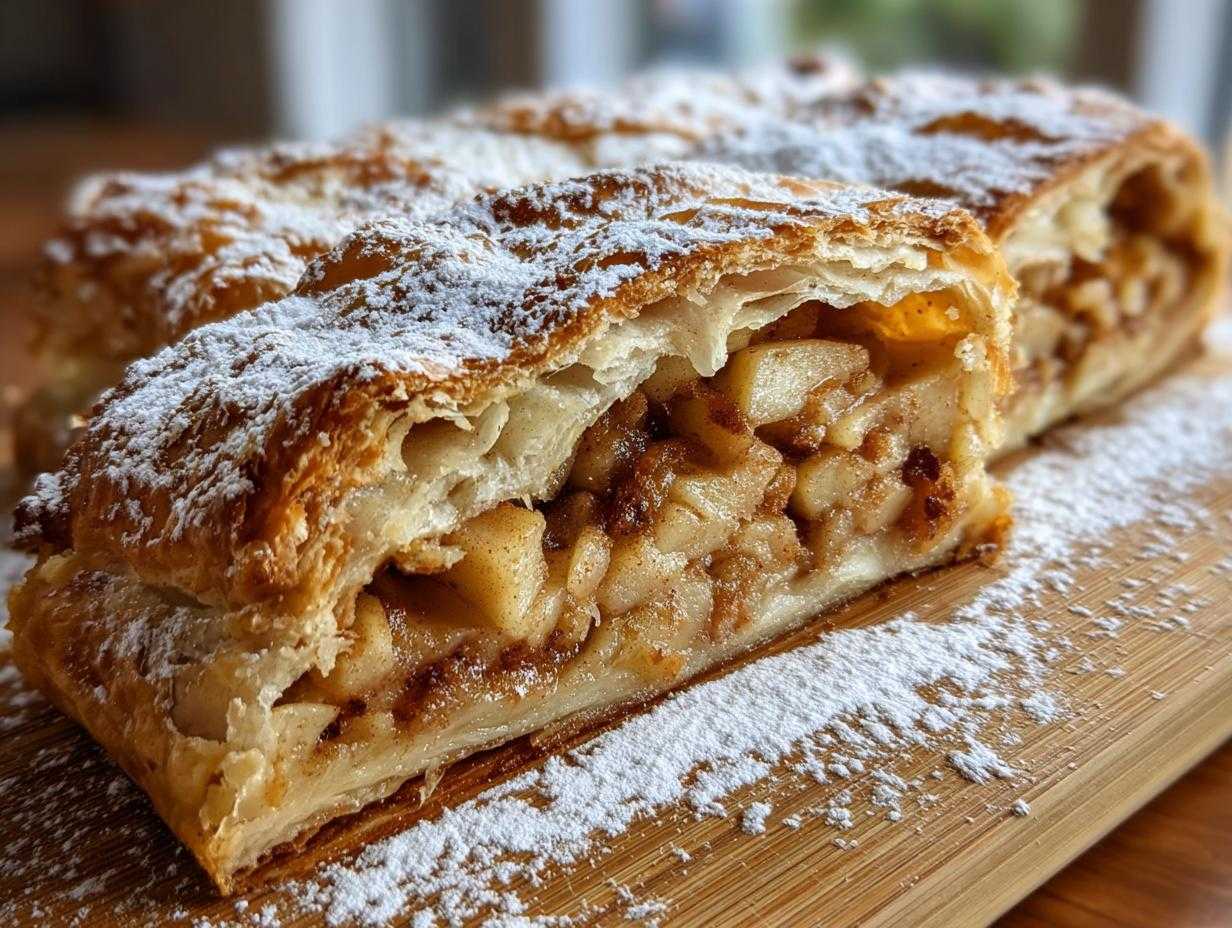 Amazing 2-Ingredient apple strudel secret - Forkful Heaven