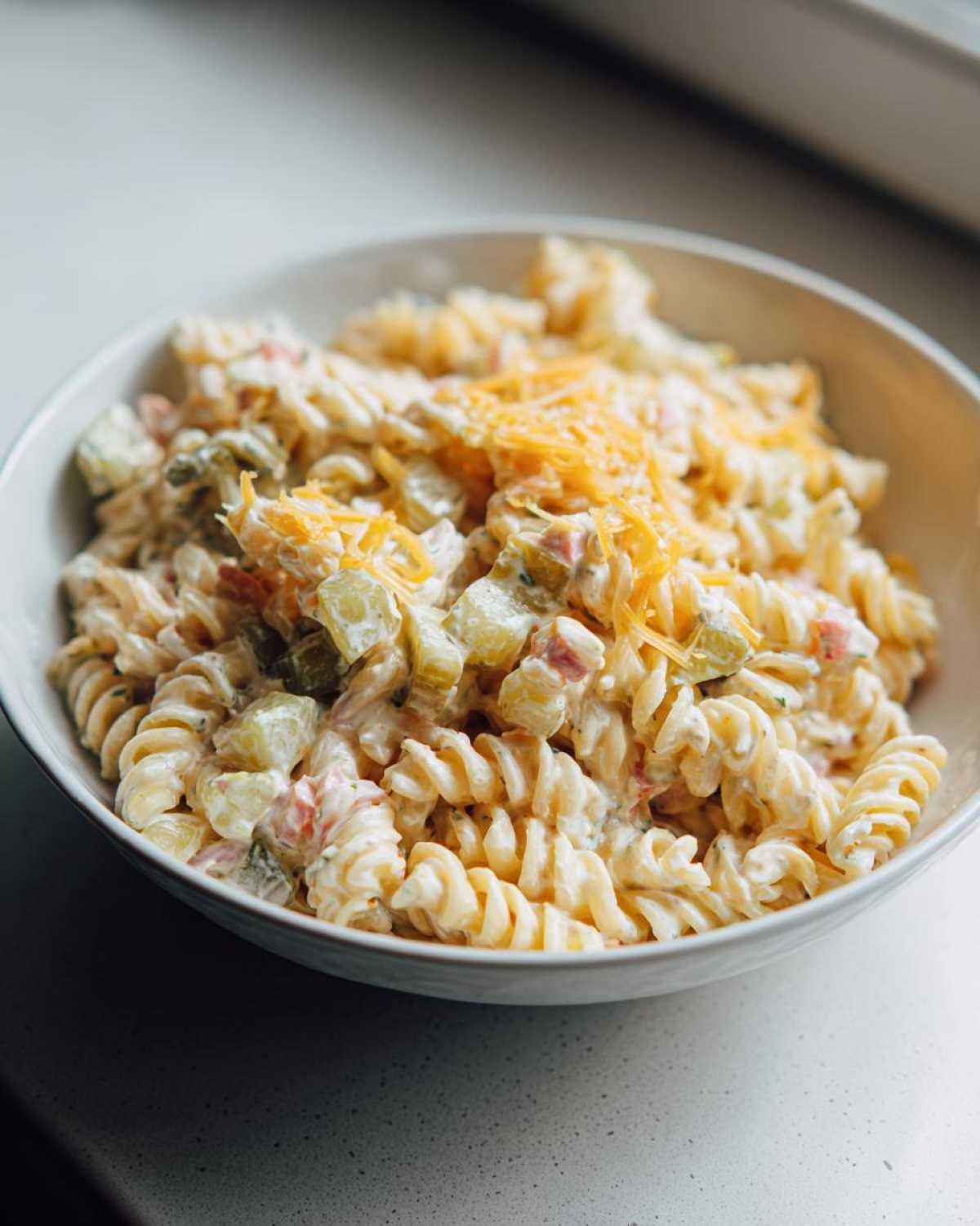 Amazing 1 pickle pasta salad bliss - Forkful Heaven
