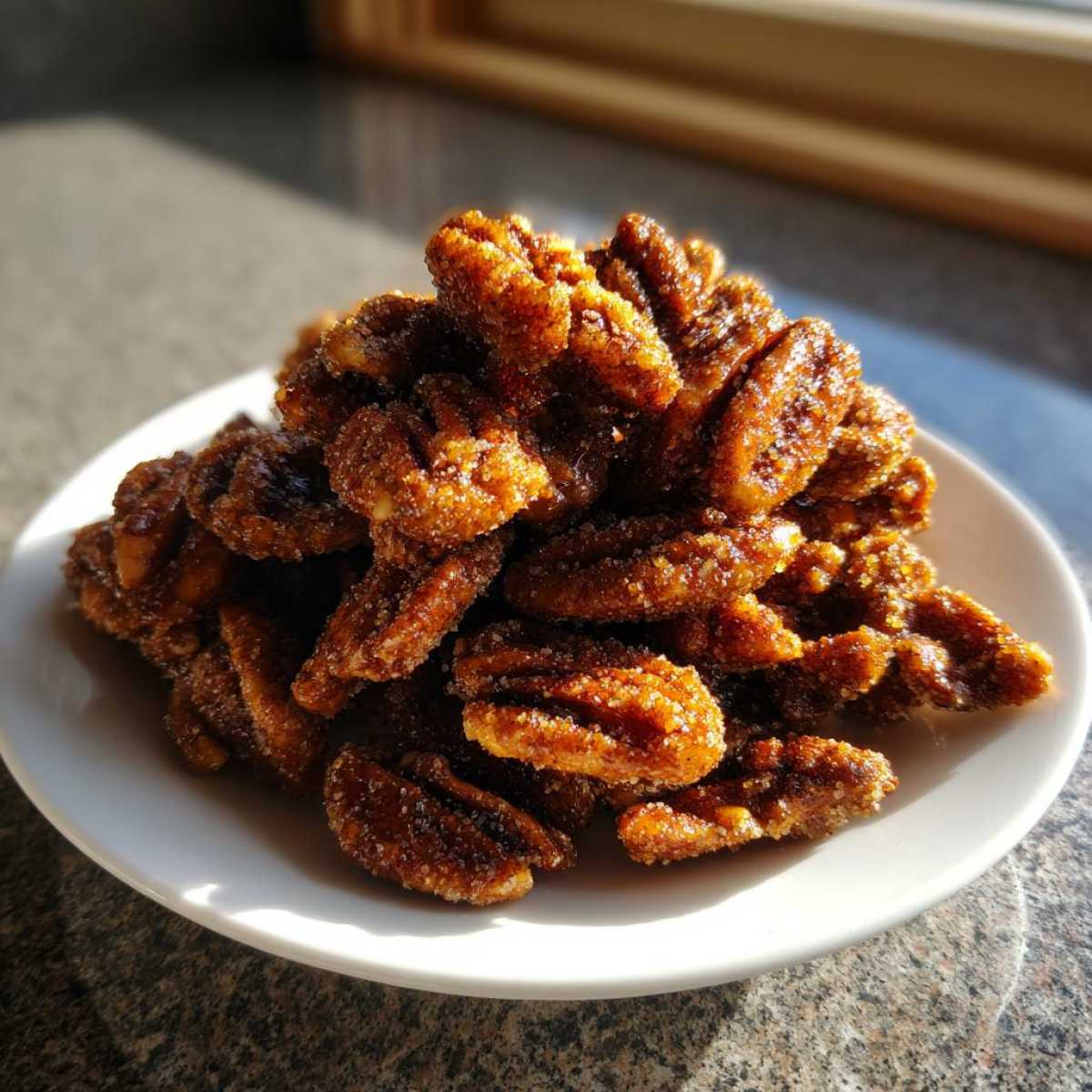 Amazing candied pecans recipe in 10 easy steps - Forkful Heaven