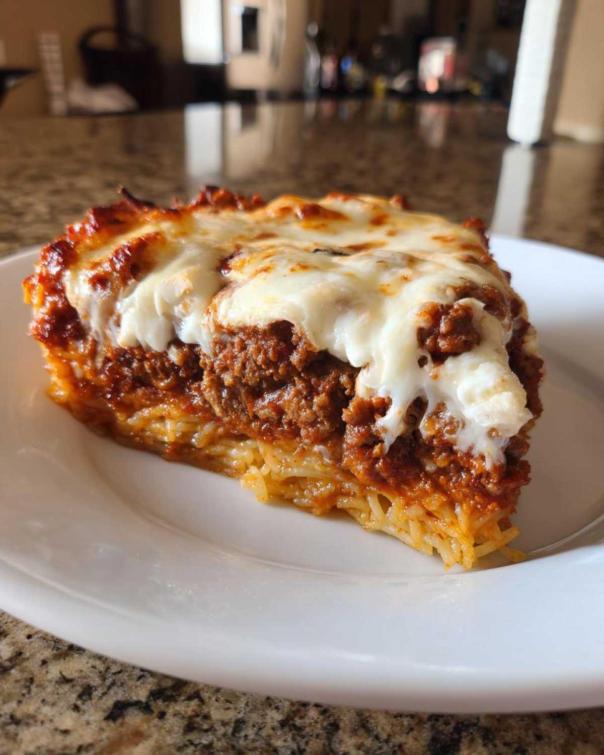 Amazing 480-Calorie Spaghetti Pie Slices Beautifully - Forkful Heaven