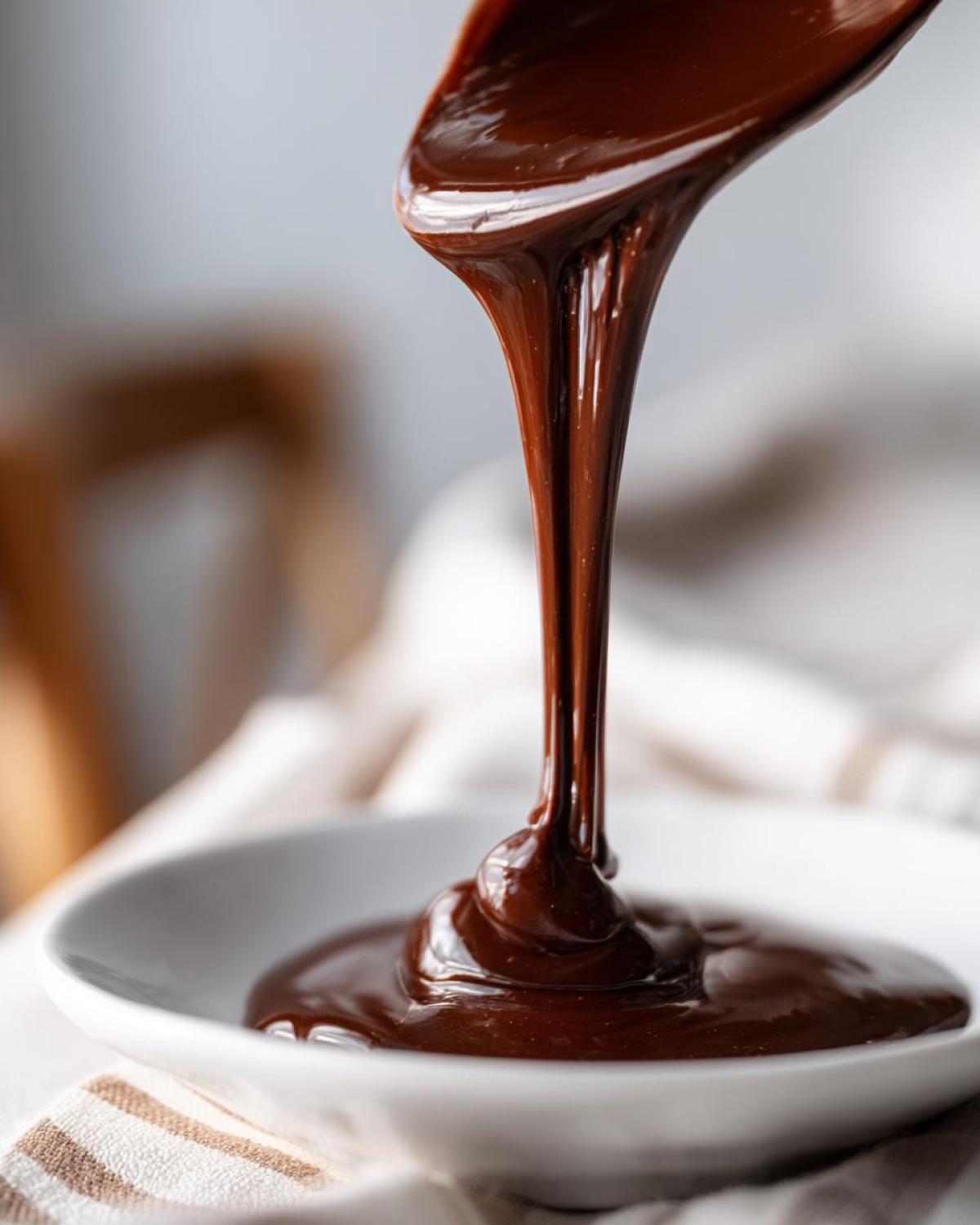 Amazing 5-Minute Chocolate Syrup Recipe - Forkful Heaven