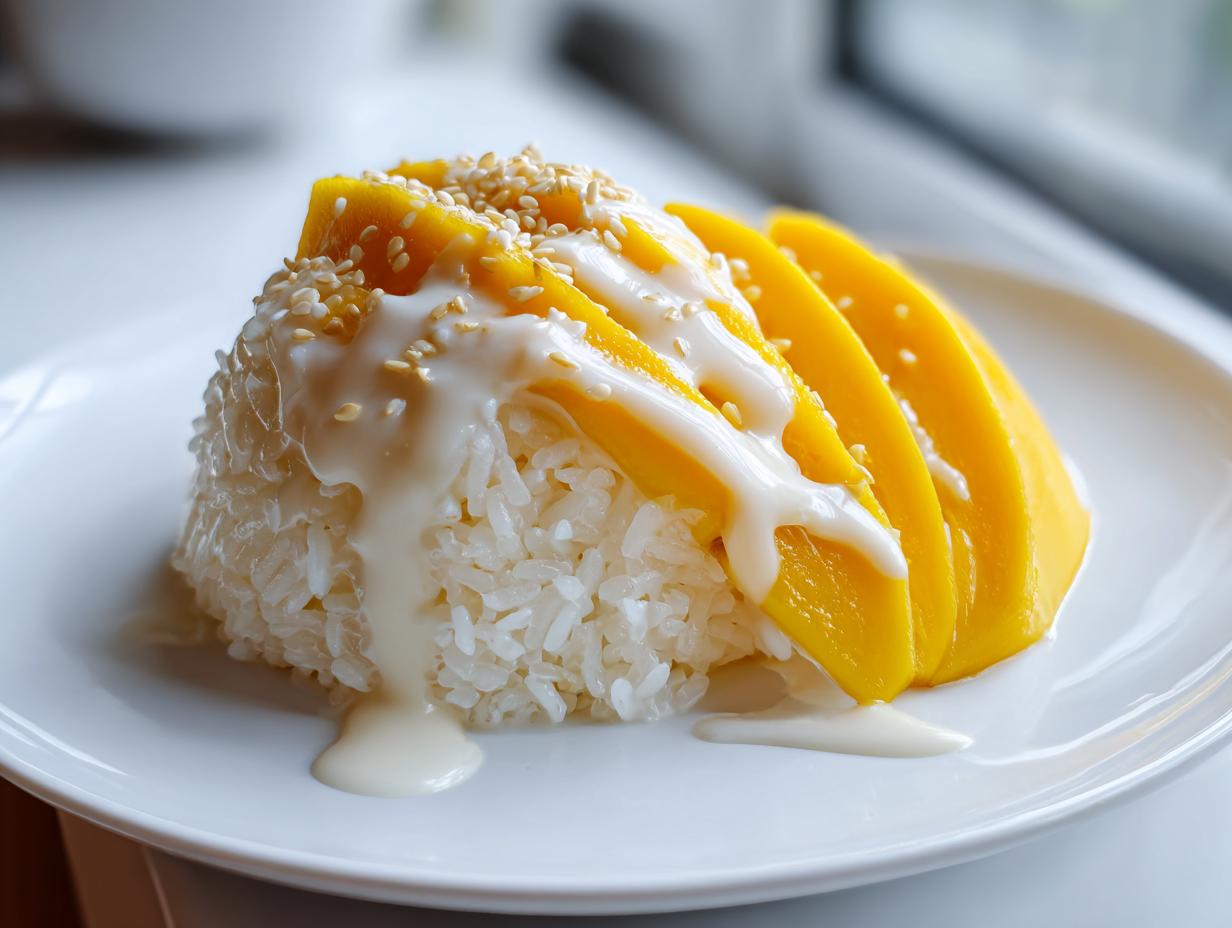 Amazing 4-Step mango sticky rice Comfort - Forkful Heaven